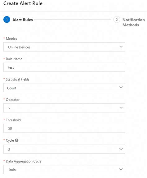 Configure Alert Rules Iot Platform Alibaba Cloud Documentation Center