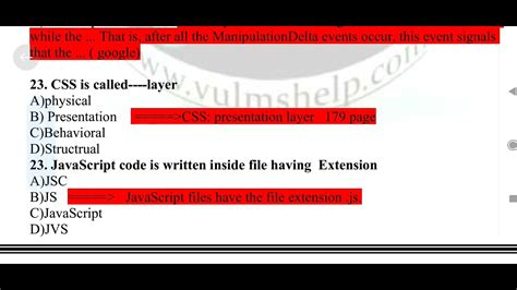 Cs411 Mcqs Final Term Final Term Preparation Of Cs411 Fall 2024