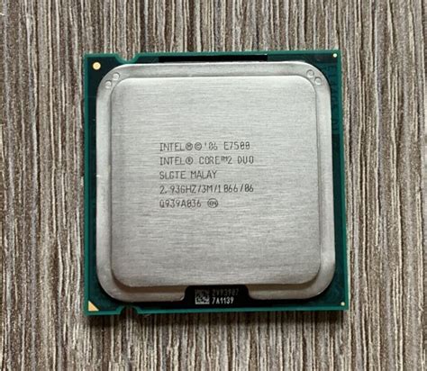 Intel Core Duo Processor E M Cache Ghz Mhz Slgte Jawa