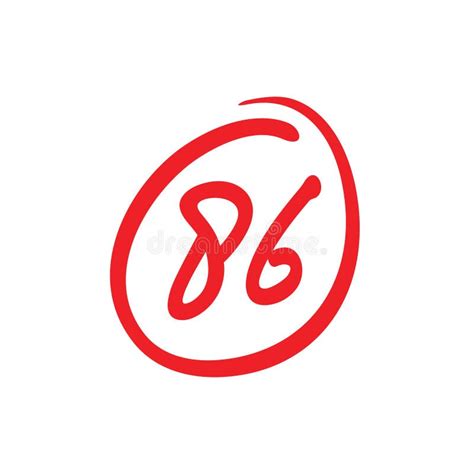 86 Exam Score Eighty Six Points Test Results Grades And Marks Vector