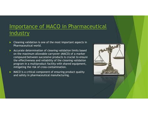 Maco Calculation For Cleaning Validationpdf