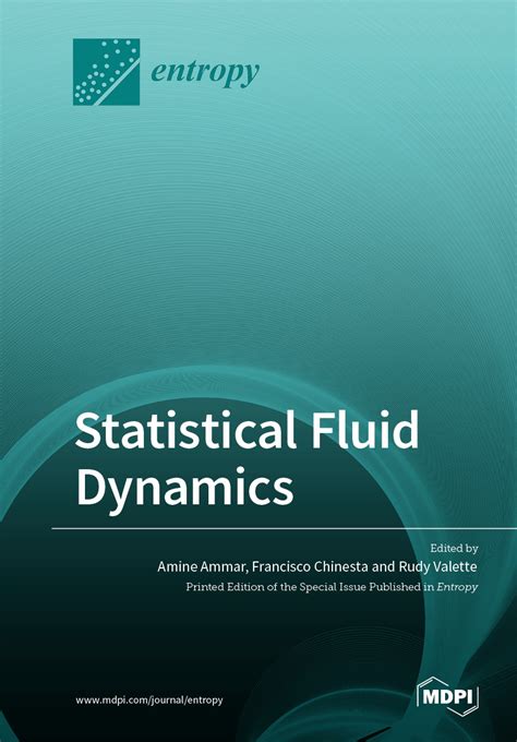 Statistical Fluid Dynamics Mdpi Books