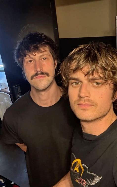 Joe And Jake Joe Kerry Stranger Things Joe Keery Mustache Joe Keery