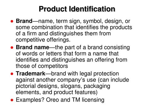 Product Identifier