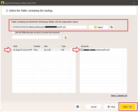 sharepoint microsoft 365 restore with iperius