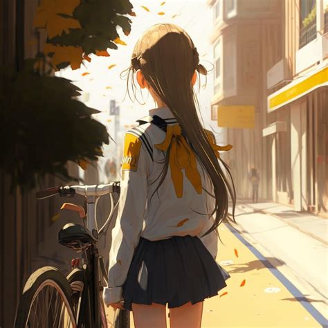 Sad Anime Girl Alone
