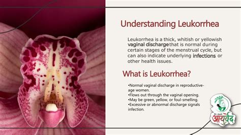 Ppt Leukorrhea Understanding Vaginal Discharge Normal Or