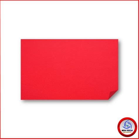 🔵 CARTULINA SIRIO SADIPAL A3 ROJO - Megaventas MCM 🔵