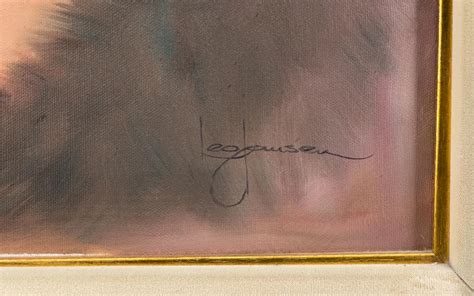 Lot Leo Jansen Female Portrait Oil On Canvas