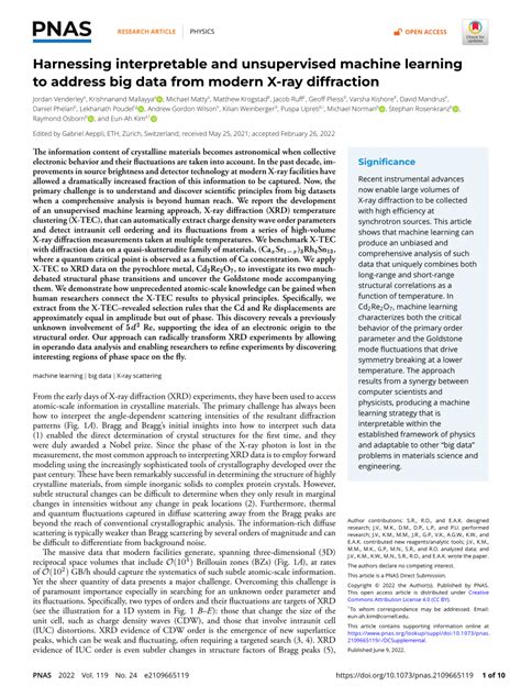 Pdf Harnessing Interpretable And Unsupervised Machine Learning To Address Big Data From Modern