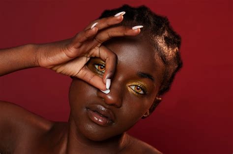 Free Photo Person With Fantasy Iris Color