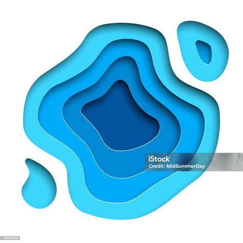 종이 예술 와 3d 추상 파란색 배경 셰이프 밖으로 잘라 종이 접기 그림입니다 벡터 디자인 전단지 포스터 비즈니스 프레 젠 테이 션 초대장 서식 파일에 대 한 계층 화려한
