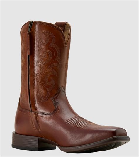 Ariat Mens Bodie Bitter Brown Square Toe Western Boot 10061149