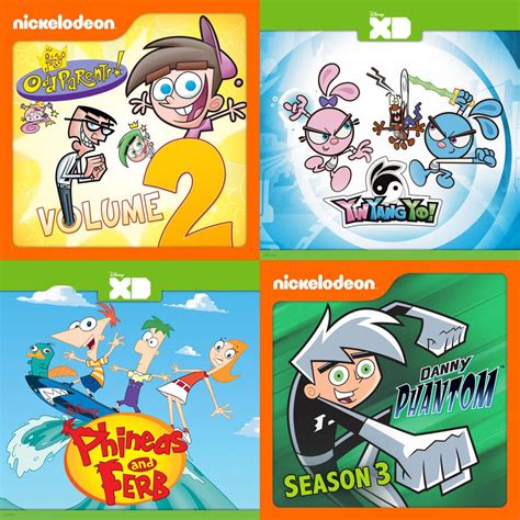 Top 2 Nickelodeon And Disney Xd Shows By Mdfoote On Deviantart