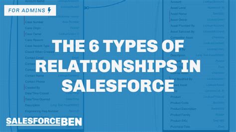 The 6 Types Of Relationships In Salesforce Salesforce Ben