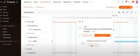 Using Gantt Chart To Manage Task Dependencies In Zoho Projects