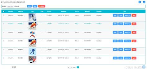 jsp基于ssm的北京冬奥会志愿者服务系统fc9en csdn博客
