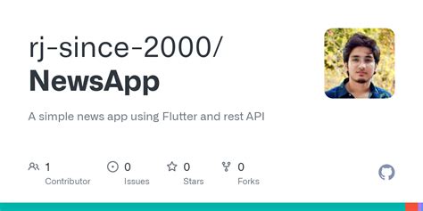 Github Rj Since 2000newsapp A Simple News App Using Flutter And
