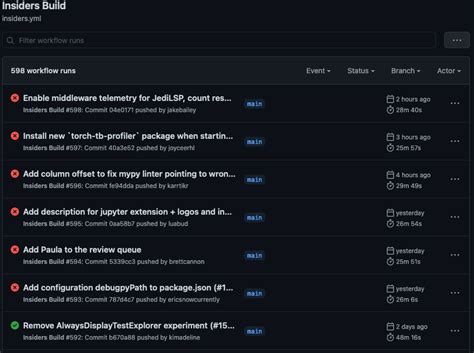 Insiderspr Check Workflows Failing Since Vs Code 1540 · Issue 15573