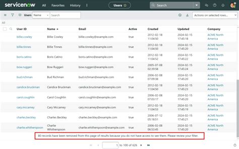 6 Ways To Eliminate Rows Removed By Security Constraints Message In ServiceNow The SN Nerd