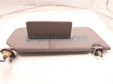 2014 Honda Accord Passenger Sun Visor Grey 83230 T3l A12zb