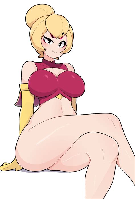 Rule 34 1girls Bottomless Brawl Stars Charlie Brawl Stars Female Presenting Roixy Nsfw Solo