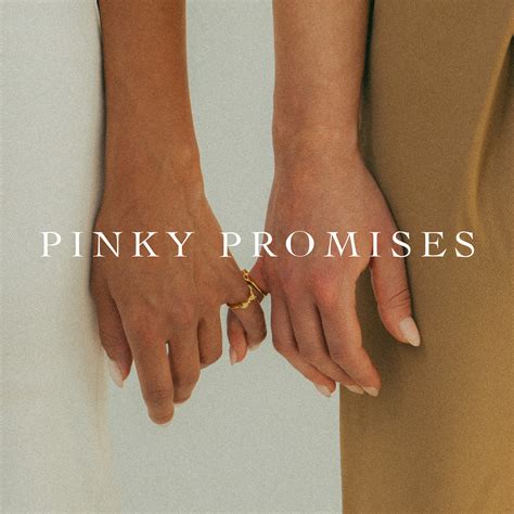 Pinky Promise Ring Pinky Promises
