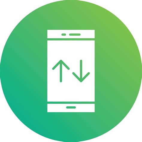 Mobile Data Vector Icon Design Illustration Vector Art At Vecteezy