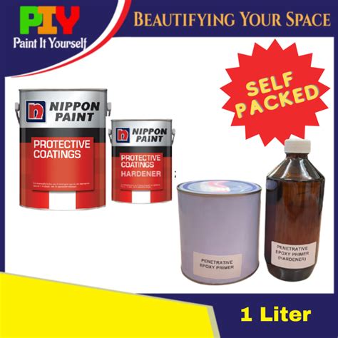Nippon Paint Penetrative Epoxy Primer Pep Self Packed 1l 1 Liter