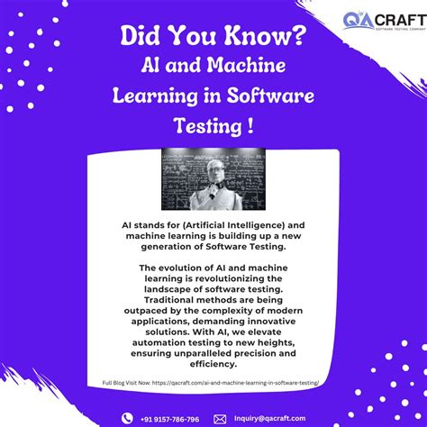 Qacraft Software Testing Company On Linkedin Softwaretesting Ai Machinelearning Qacraft