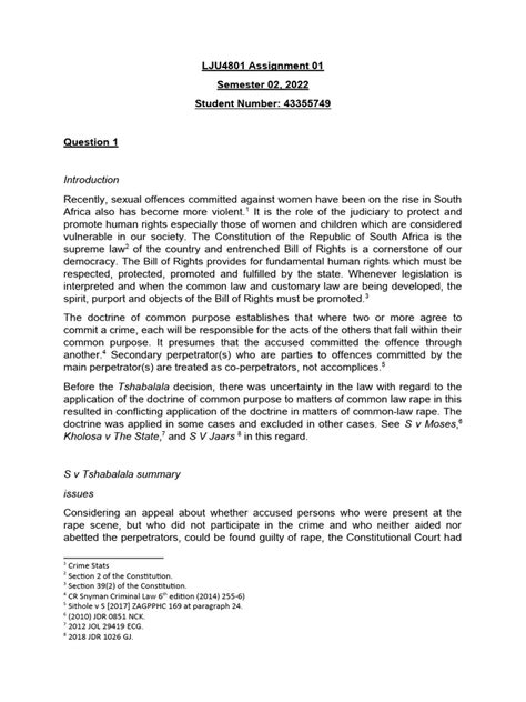 Lju4801 Assignment 01 Pdf