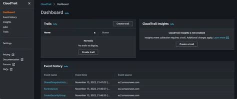 now i know about everything what s going on in my aws account cloudtrail