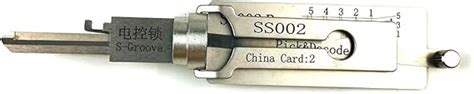 Ss002 Lishi Tools Lock Pick Tool For S Groove Door Lock Pro Lishi 2 In