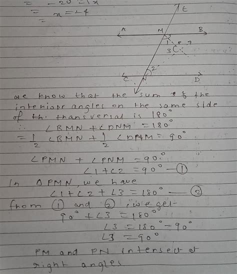 if two parallel lines are intersected by a transversal prove that the