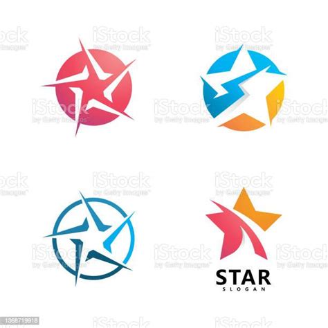 스타 로고 디자인 템플릿 패스트 스타 로고 벡터 일러스트 디자인 개념에 대한 스톡 벡터 아트 및 기타 이미지 개념 개념과
