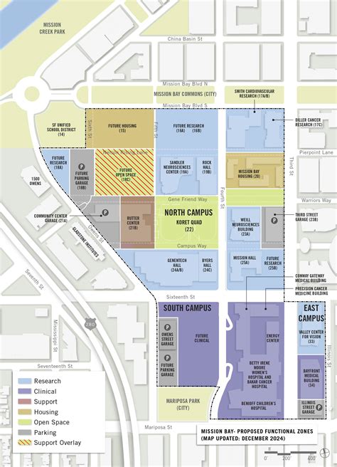 Mission Bay Campus Site Ucsf Real Estate