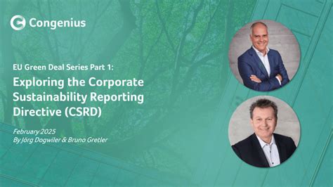 Exploring The Corporate Sustainability Reporting Directive Csrd