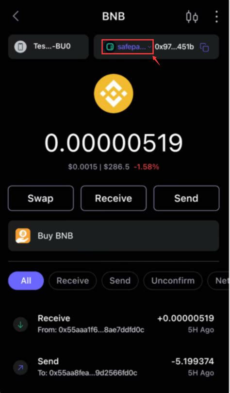How To Send Bnbbep20 With Bnb Domain Name In Safepal Software