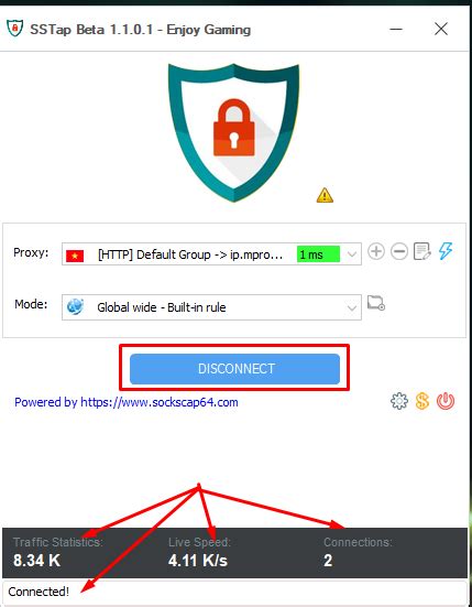 Sử Dụng Mproxy Vn Trên Phần Mềm Thay đổi Ip Sstap
