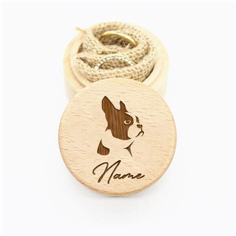 Badu Bg Персонализирана гравирана дървена кутия за съхранение на зъби Персонализирано име