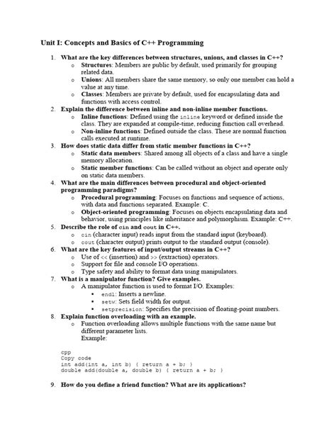 Imp Interview Question Cpp Pdf Pointer Computer Programming C