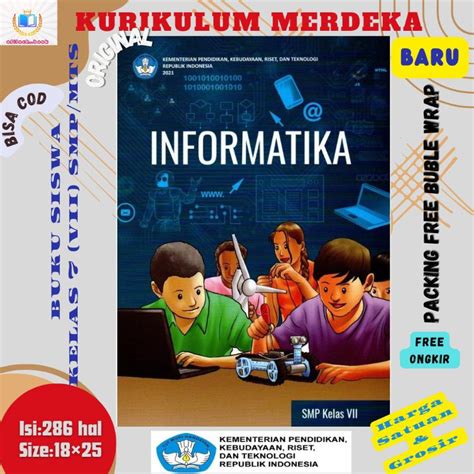 Jual Buku Siswa Informatika Kelas 7 Smp Mts Kurikulum Merdeka Kurikulum