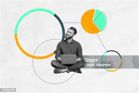 3d 스케치 포스터 추세 콜라주 이미지 행복 남자 프리랜서 유형 노트북 다이어그램 개발 성공 경력 성장 통계 25 29세에 대한 스톡 사진 및 기타 이미지 Istock