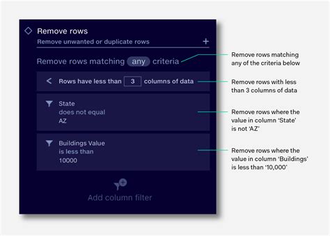 Quantemplate Remove Rows