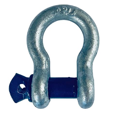 1x Lifting Shackle Wll 3 25 Ton Galvanised Screw Pin Bow Shackle Tested