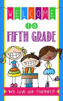 Welcome To 5th Grade Medium Banner Fifth Grade By Artrageous Fun
