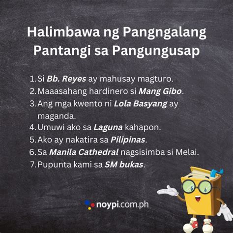 Uri Ng Pangngalan Pangngalang Pantangi Pambalana At Mga Halimbawa