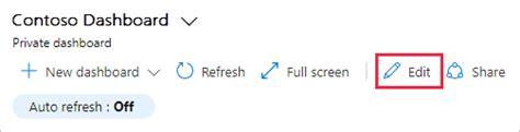 在 azure 门户中创建仪表板 azure portal microsoft learn