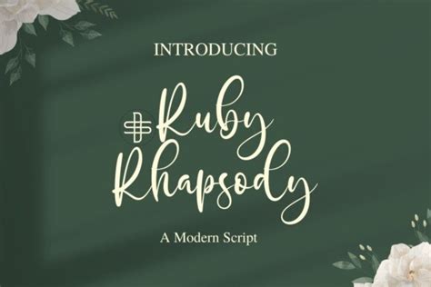 Ruby Rhapsody Font Free Font