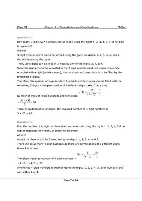 Ncert Class 11 Maths Chapter 7 Exercise 73 Solutions